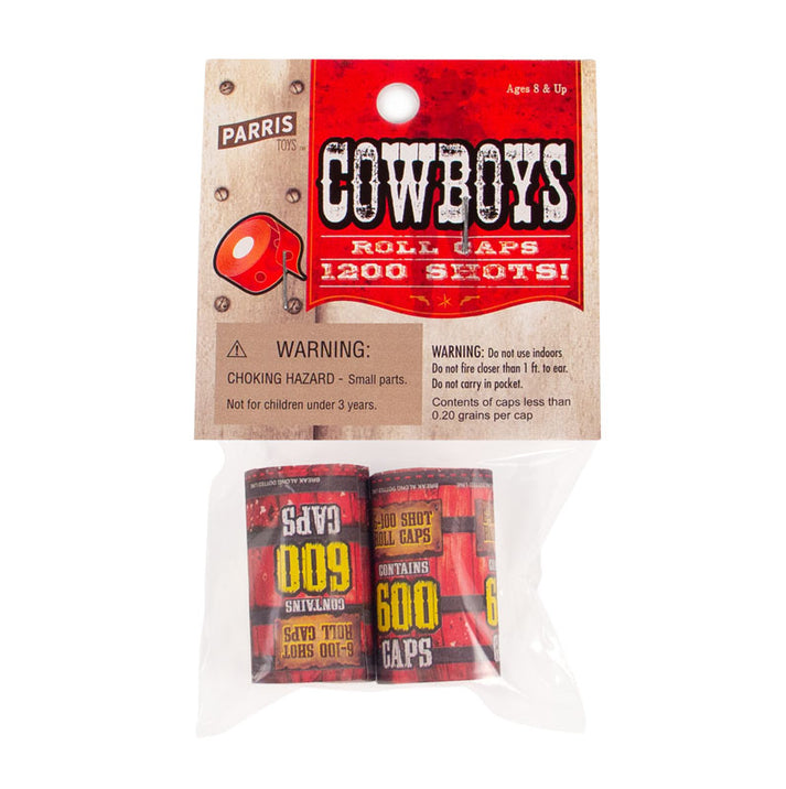 Paper Roll Caps Super Bang 1200 SHOTS Parris cowboys – CapGunDepot